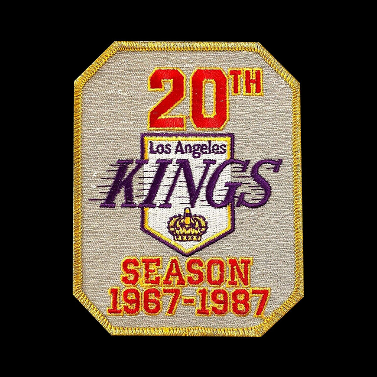 LA Kings 20th Anniversary Jersey Patch Los Angeles Kings – NHLPATCHES.