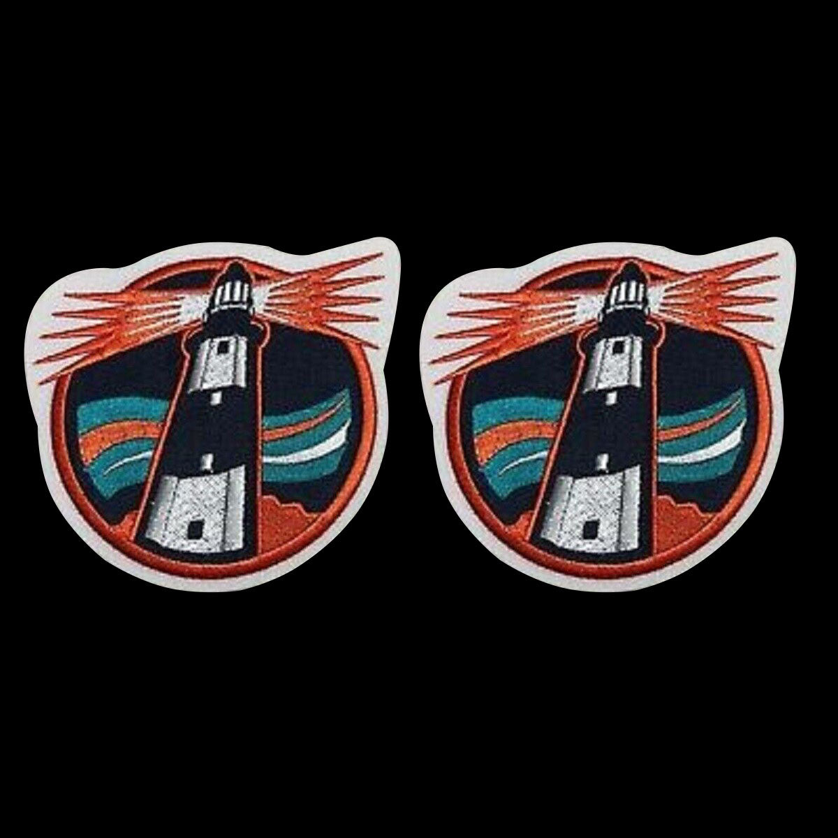 Lot of Two New York Islanders Lighthouse Shoulder Patch Fisherman Jers ...